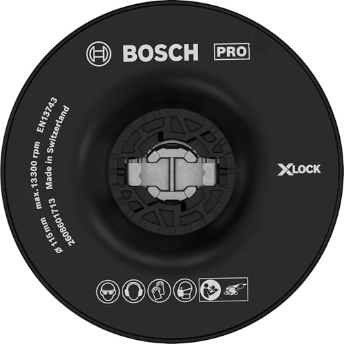 Bosch Professional 2608601713 Support Plate Hard X-Lock Diameter 115 mm