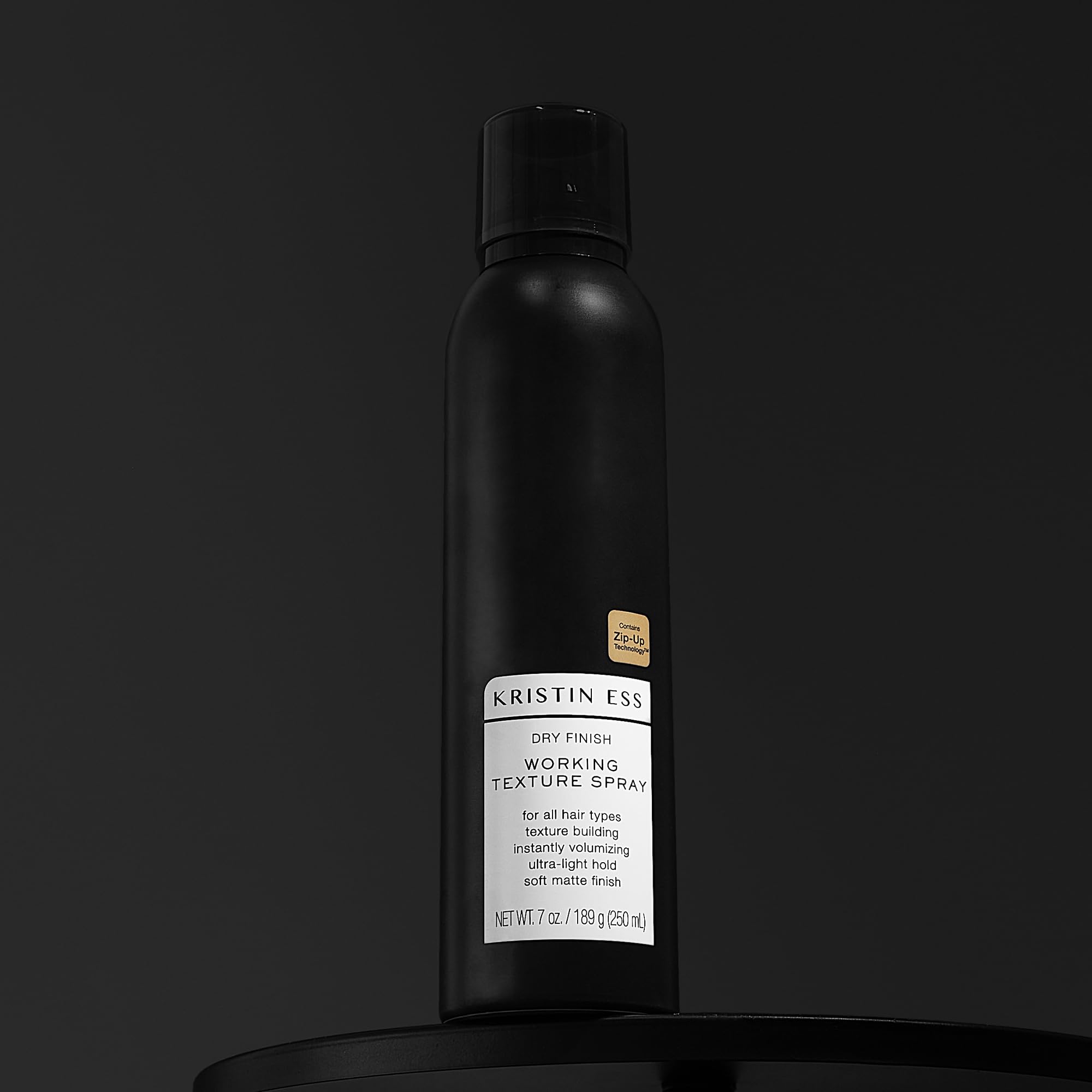 Kristin Ess Dry Texture Hair Spray | Volumizing & Texturizing Styler, Ultra-light Hold Hairspray for Curls, Waves, & Fine Hair | Soft Matte Finish, Fresh Pear Fragrance, 7 oz