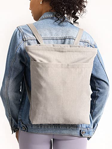 FASTFAIRY Tote Bag Backpack 2 in 1 ,Waterproof, holds 14" laptop