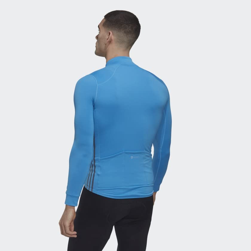 adidas The Cold.RDY Long Sleeve Cycling Jersey Men's, Blue, Size M