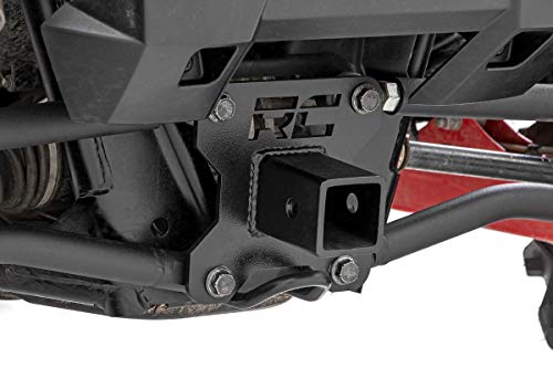 Rough Country UTV Receiver Hitch for 2014-2022 Polaris RZR XP 1000 - 93039, Black, 2"
