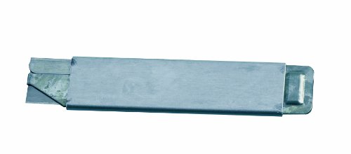 Aviditi Economy Steel Box Cutter, Silver, Features Blade Cover, Pocket Sized with a Metal Handle, Ideal for Shipping and Recieving, Crafts and Warehouse Use, Case of 12
