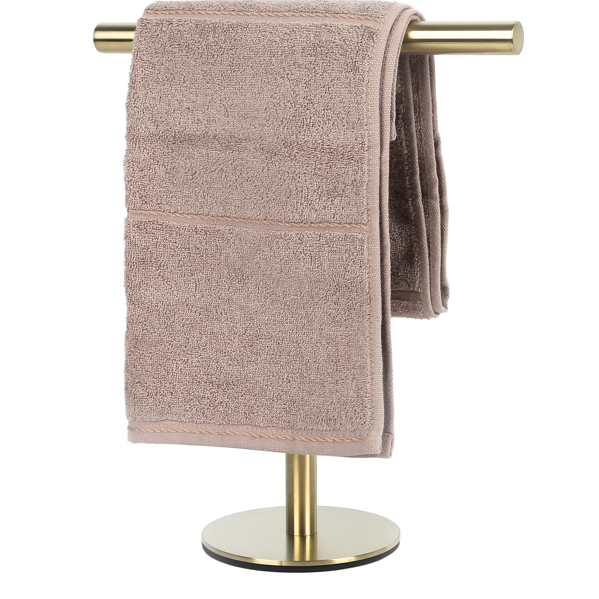 Bathroom Hand Towel Holder Stand,T-Shape Hand Towel Holder Stand SUS304 Stainless Steel for Bathroom,Kitchen or Vanity Countertop