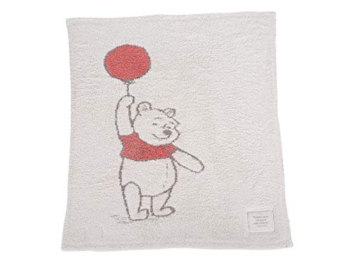 Barefoot Dreams The CozyChic Disney Winnie The Pooh Blanket, Multicolor Throw, Double Layer Jacquard Knit