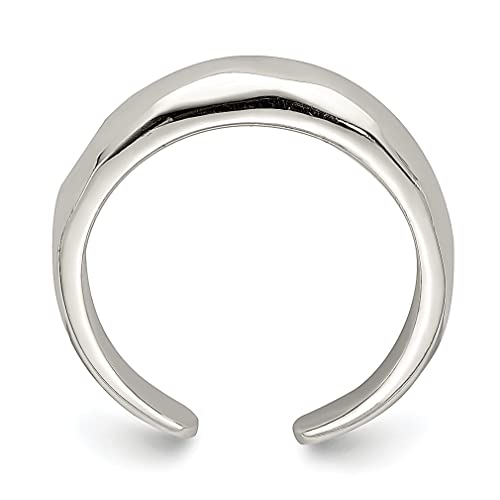 925 Sterling Silver Adjustable Toe Ring Open Midi Fine Jewelry For Women Gifts For Her