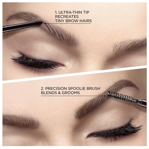 L'Oreal Brow Stylist Definer Waterproof Eyebrow Pencil, Light Brunette 0.003 Ounce (1 Count)