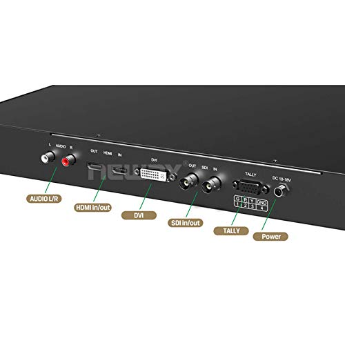 LILLIPUT 17.3" RM-1730S 1RU Pull-Out Monitor 1920×1080 700:1 Contrast 3G-SDI, HDMI, DVI, Audio & Tally inputs, SDI and HDMI Cross Conversion