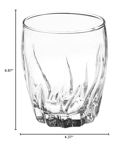 Anchor Hocking Central Park Drinking Glasses, 12 oz (Set of 4) -