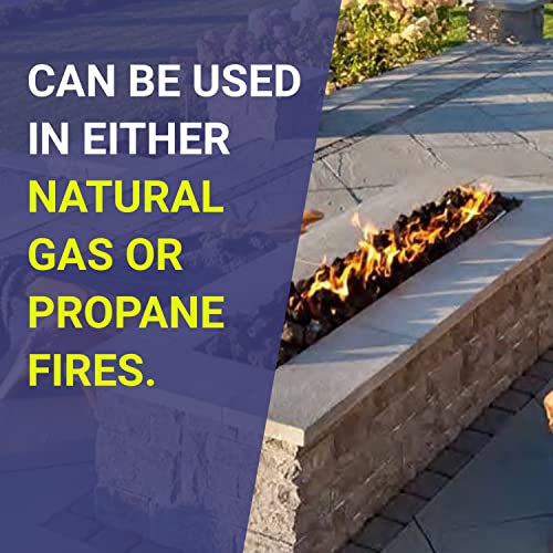American Fireglass Extra Large Lava Rock, 3" - 6" | Use in Fireplace, Fire Pit or Bowl | Outdoor & Indoor Volcanic Rock for Natural Gas or Propane Fires | Decorative Landscaping | 10 lb Bag