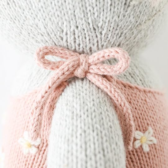 cuddle + kind Daisy The Kitten Little 13" Hand-Knit Doll – 1 Doll = 10 Meals, Fair Trade, Heirloom Quality, Handcrafted in Peru, 100% Cotton Yarn