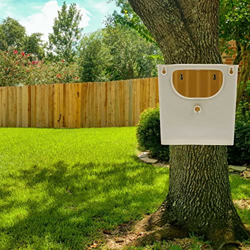 balacoo Bird Cage Parrot Breeding Box Nesting Box: 2pcs Parakeet Bird Nest House Cage Mounted Plastic Hanging Bird Hut for Finch Cockatiel Budgie Conure Parrot