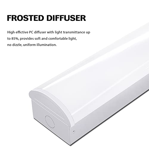 ANTLUX 110W LED Linear Strip Lights 8FT LED Shop Lights, Workshop Warehouse Ceiling Lighting Fixtures, 8β Fluorescent Tube Replacement, 8 Pack