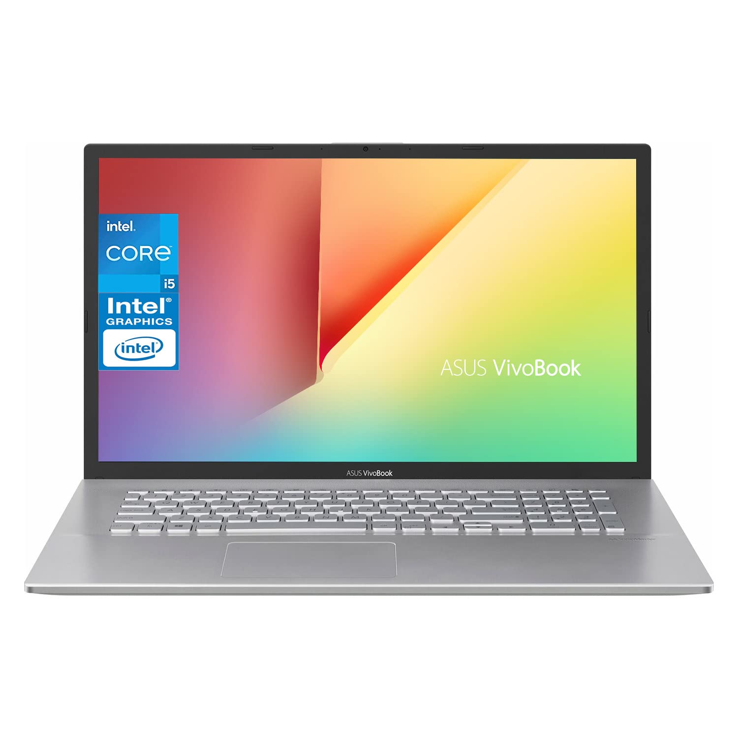 ASUS Vivobook 17.3 Inch Laptop, Intel Core i5 1035G1 (4 core), 20GB RAM, 1TB PCIe SSD, Intel UHD Graphics, Wi-Fi 5, Bluetooth, HDMI, Windows 11 S or Windows 10, Bundle with JAWFOAL