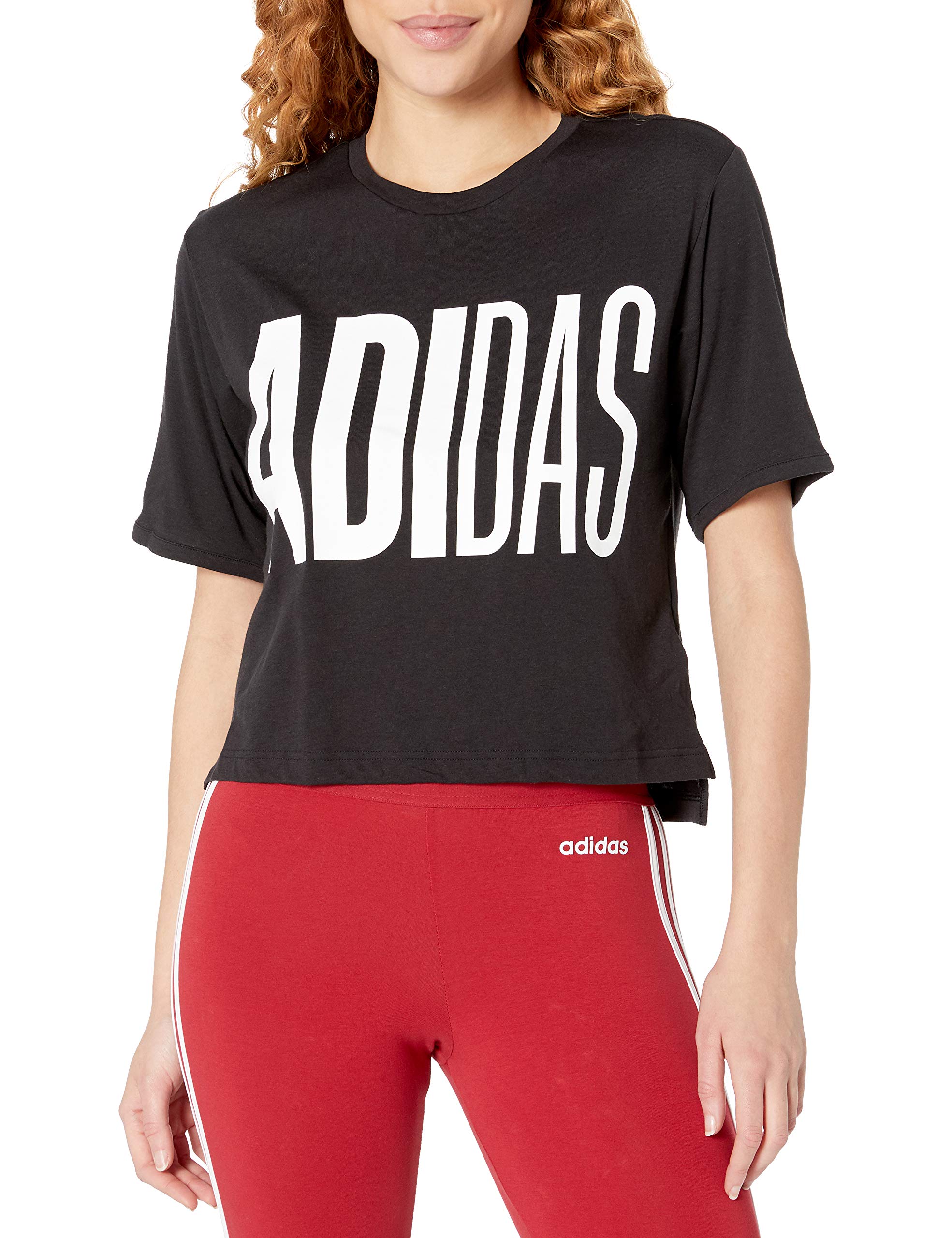 adidas Women's Universal Tee 1 Purple Tint 2X