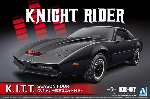 Aoshima Knight Rider: Knight 2000 K.I.T.T. (Season IV Scanner Ver.) 1:24 Scale Vehicle Model
