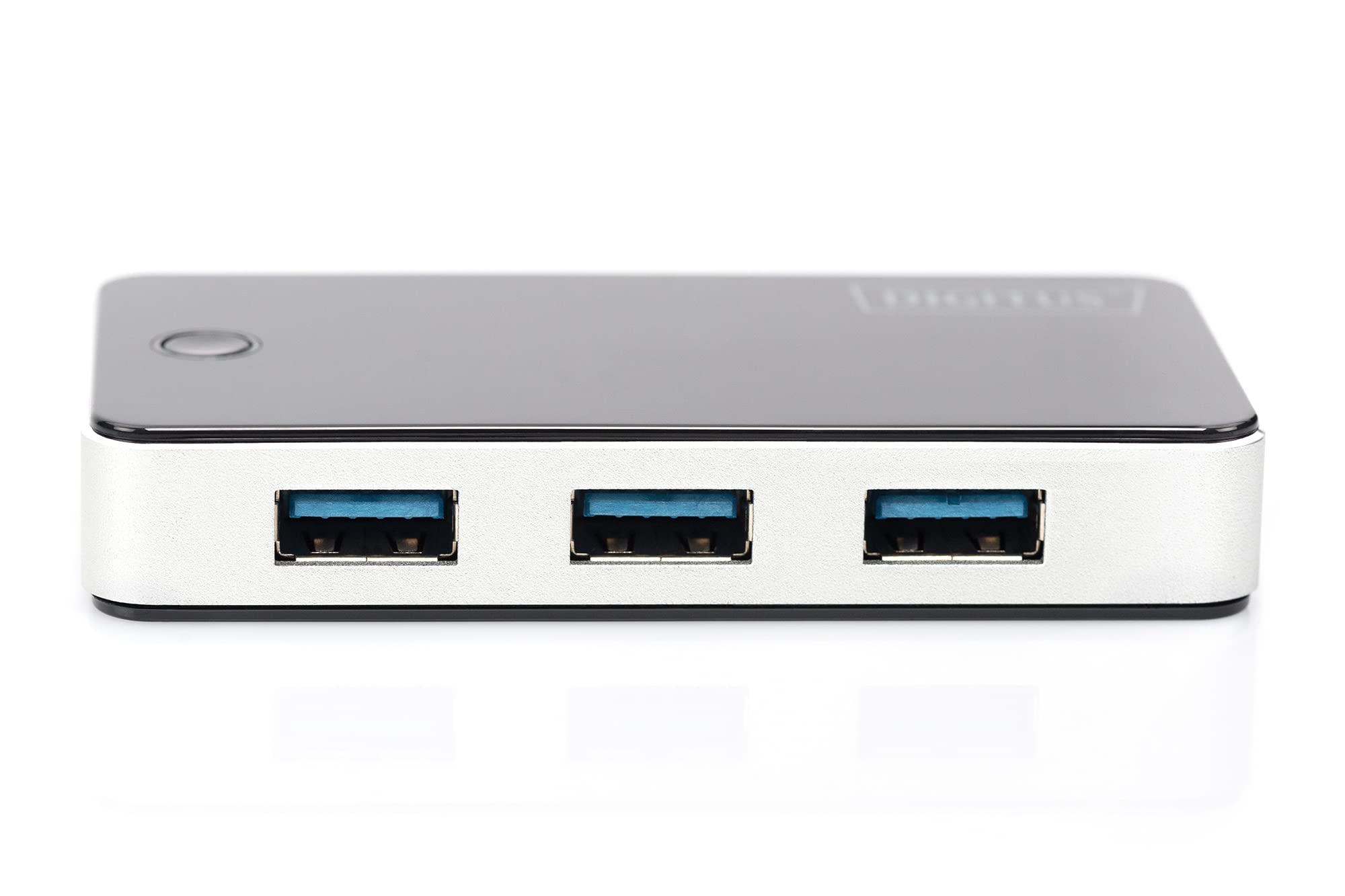 DIGITUS USB-Hub - 4 Ports - Super-Speed USB 3.0-5 GBit/s - Plug&Play - Connection Cable 66 cm - Black