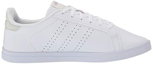 adidas Women's Courtpoint Cl X Tennis Shoe, White/White/orbit Grey, 8.5