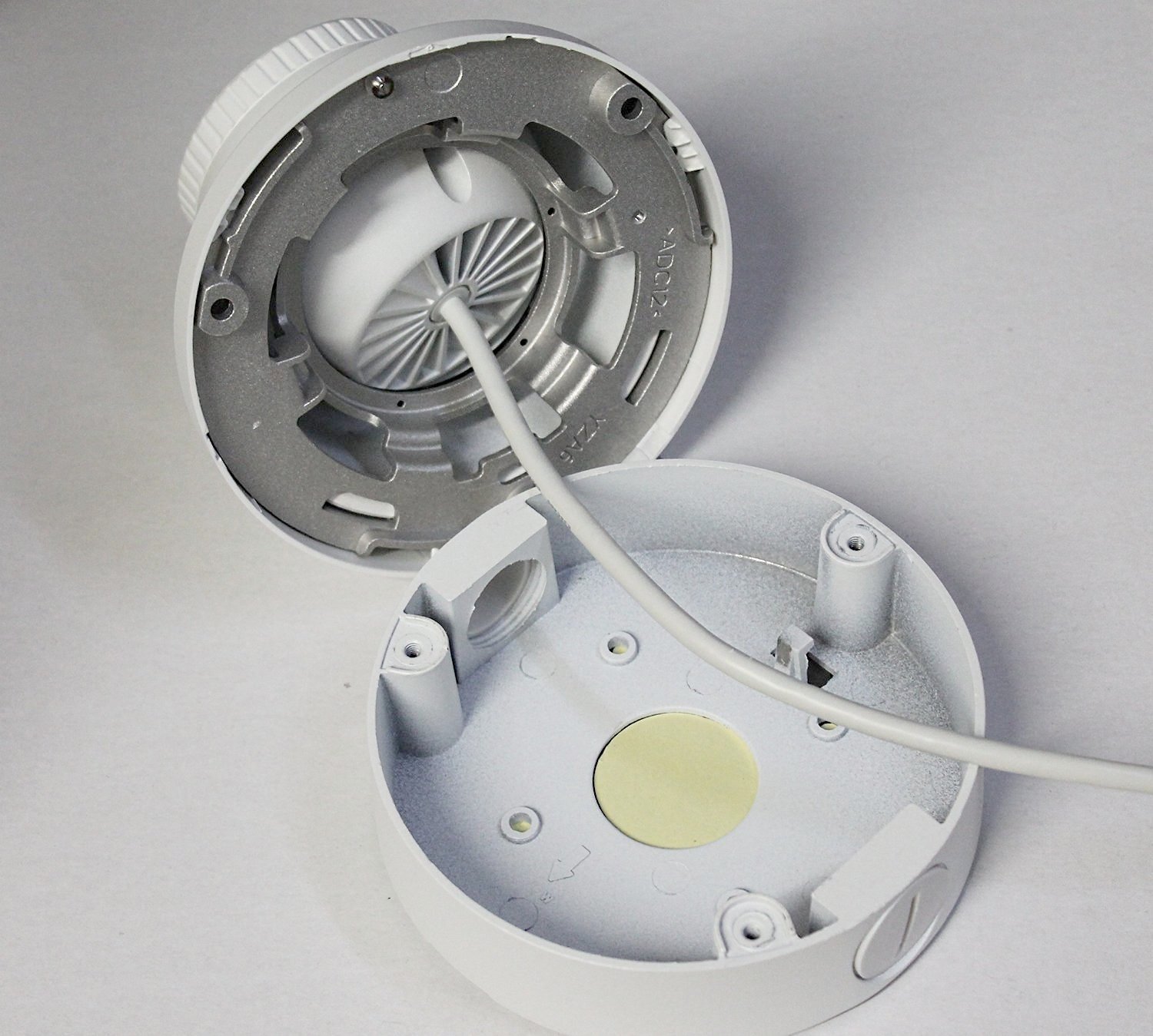 KENUCO Junction Box/Mounting Base Hik-compatible Turret Camera DS-2CD23x2 (10 Pack, White)