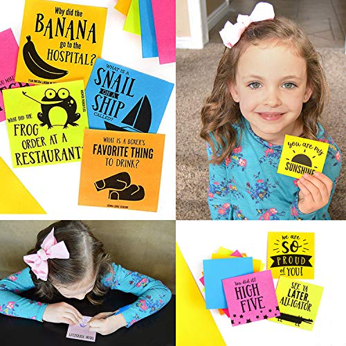 Pop Up Sticky Notes 3x3, 6 Color Bright Colorful Sticky Pad, 6 Pads/Pack, 100 Sheets/Pad, Self-Sticky Note Pads (Yellow, Green, Blue, Orange, Purple, Rose)