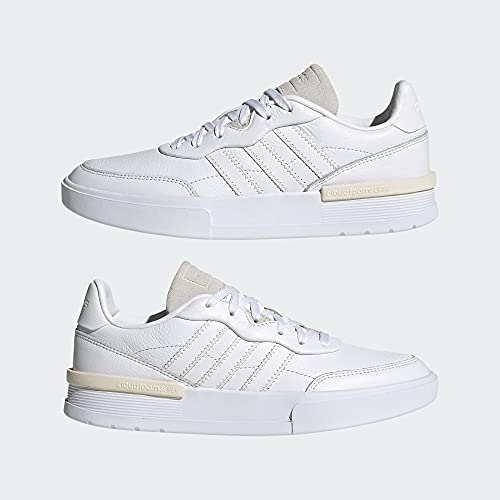 Adidas Women's Futurecourt Tennis Shoe, White/White/Wonder White, 9