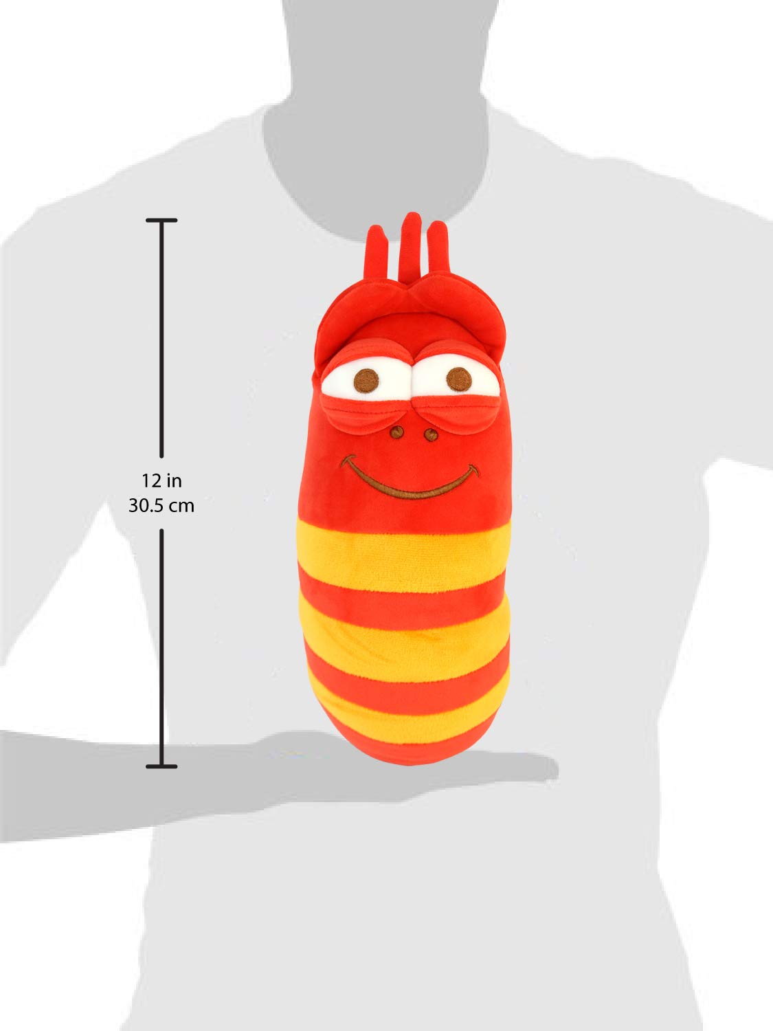 Commonwealth Toys Larva 12" Plush Red W/Sound