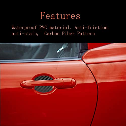 Car Door Bowl Handle Anti-Scratch Protection Cover for T*oyota 4Runner 2014-2022 / Camry 2018-2022 / Corolla 2020-2022 , Car Door Handle Sticker Protective Films