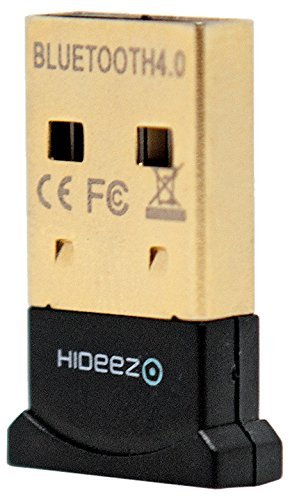 Hideez USB Bluetooth Adapter for PC, macOS, Linux, ChromeOS, Raspberry Pi – Low Energy, Long Range Bluetooth Adapter for Mouse, Keyboard, Headphones, Speakers, Printers, Black