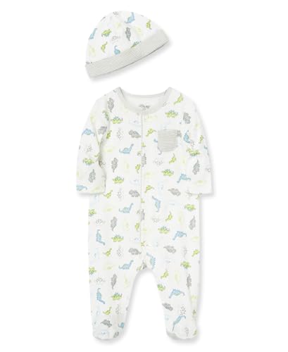 Little Me baby boys and Toddler Sleepers, Dinosaur Print, 6 Months US