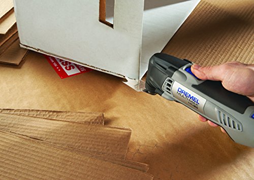 Dremel MM430 Multi Knife Oscillating Multi-Tool Accessory, Steel Blade Perfect for Cutting Flexible Materials - Universal Quick-Fit Interface Fits Bosch, Makita, Milwaukee, and Rockwell