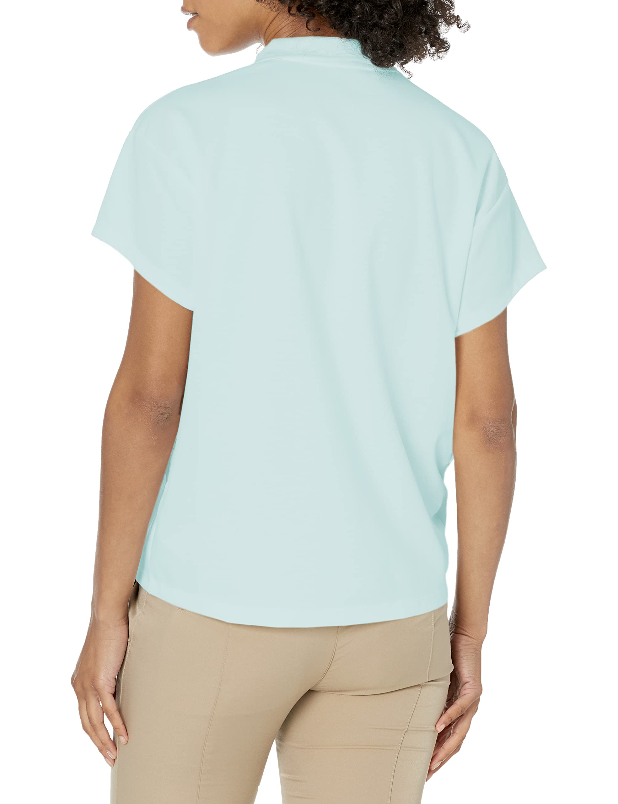 Adidas Women's Standard 3-Stripes Primegreen Polo Shirt, Halo Mint, S