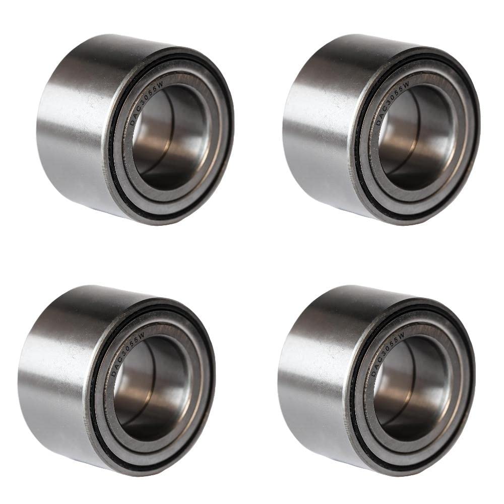 Complete Sealed Front and Rear Wheel Bearing Set - Fits 2002-Up Yamaha Kodiak Grizzly YXZ 450 550 660 700 1000