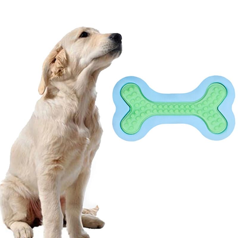 Rubber Toy for Puppy Teeth Cleaning - Interactive, Lightweight and Durable Pet Dental Health Chew Toy
