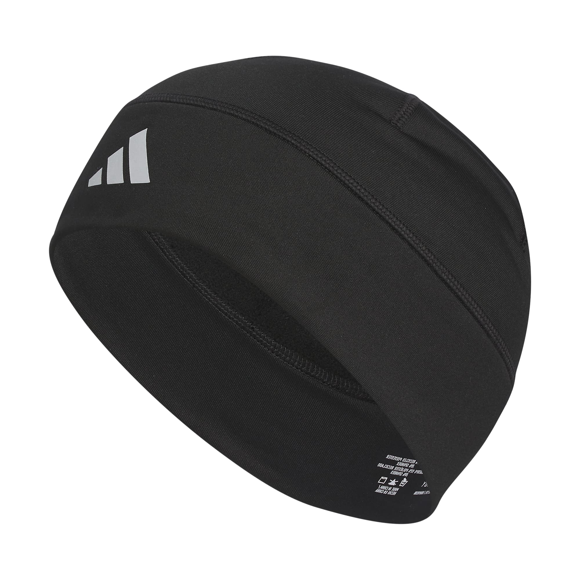 adidas Alphaskin Beanie, Black/Silver Reflective, One Size