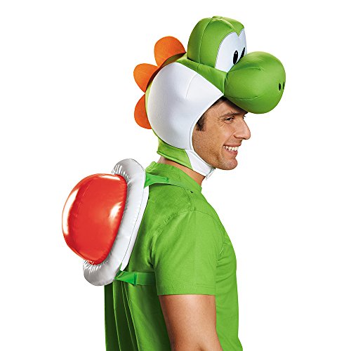 Disguise Men's Yoshi Costume Accessory Kit - Adult, Green, One Size