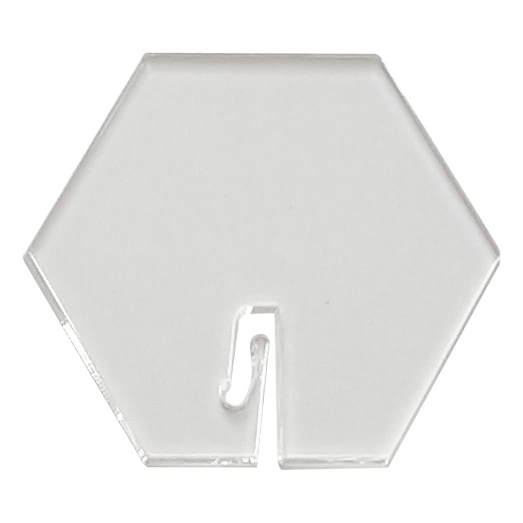 MEYA 30pcs of Champagne Place Cards,Clear Acrylic Wine Escort Cards,Champagne Wall - Drink Name Tags (Hexagon)