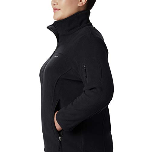 Columbia Women's Fast Trek II Jacket, Black, 2X Plus