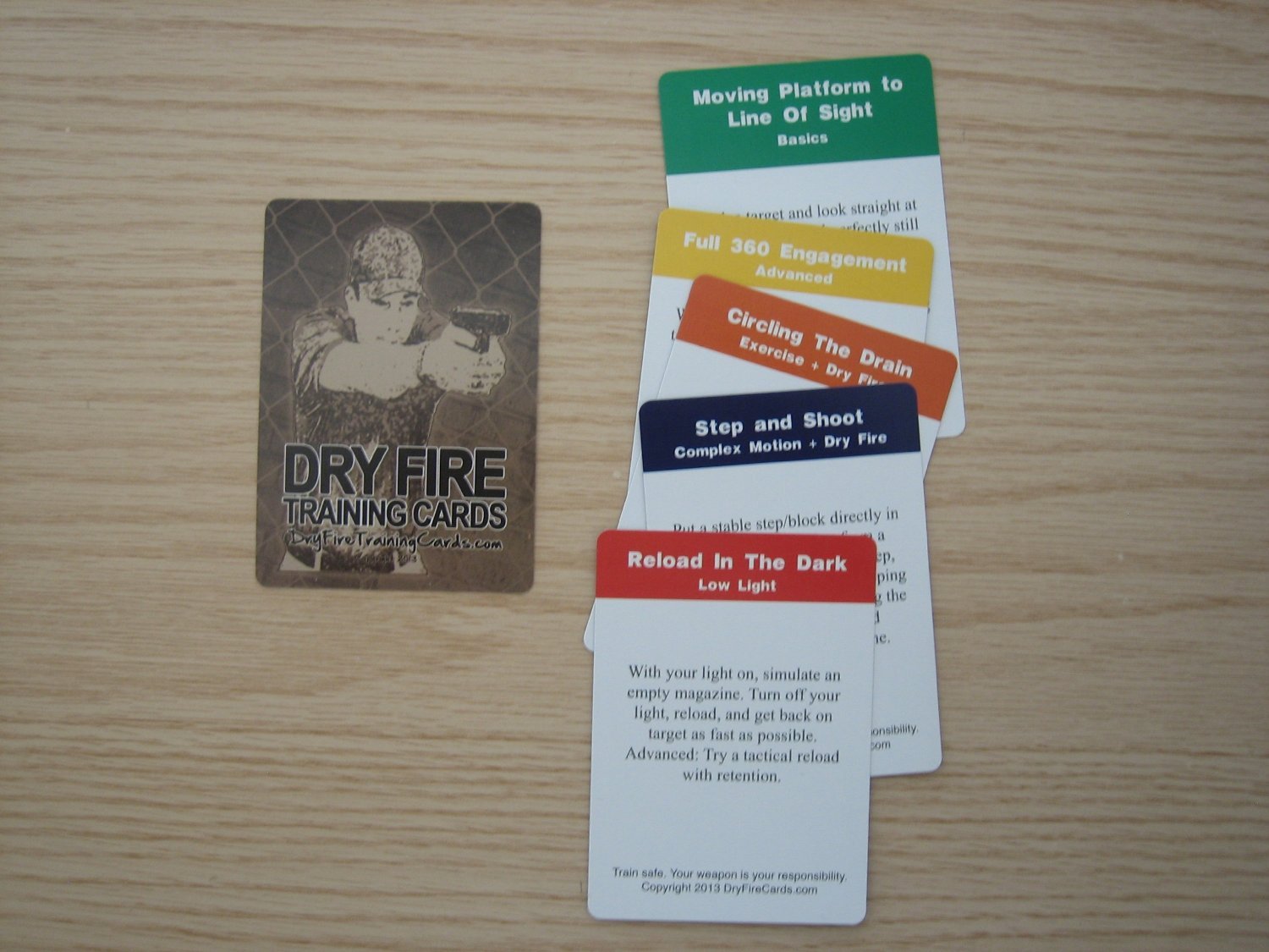 Dry Fire Training Cards
