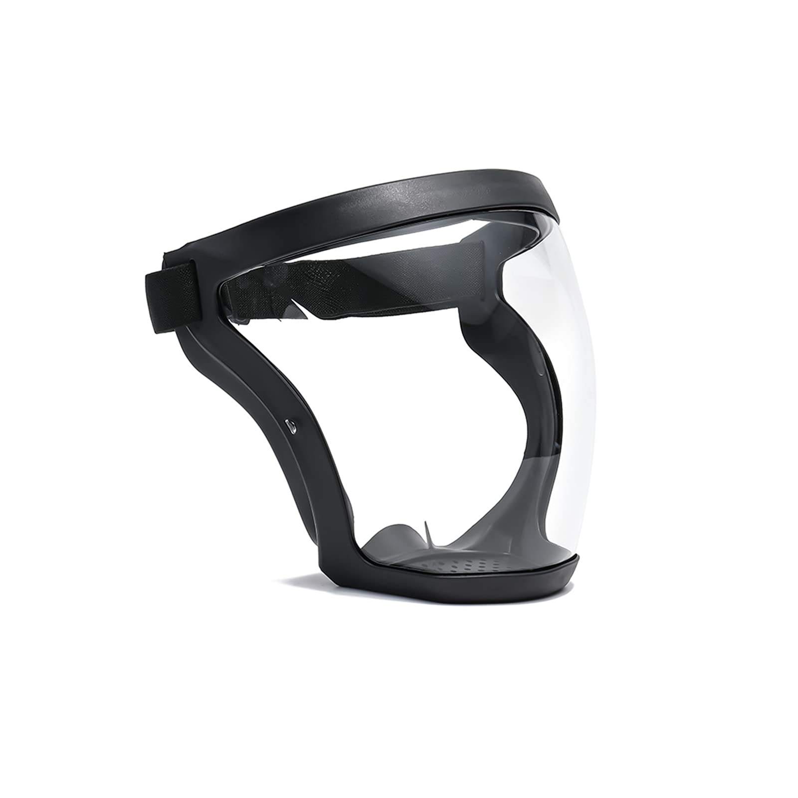 Banxian Super Protective Face Shield,Anti Fog Mask,Adult Clear Face Shield,Plastic Face Mask (Black)