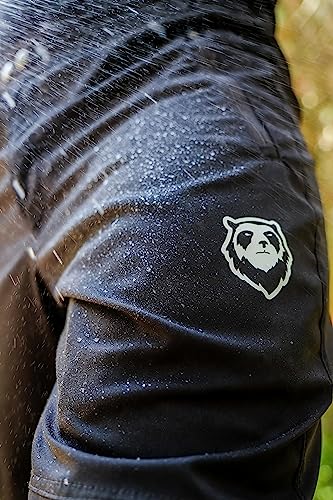 Andean Trails, MTB Pants, Mountain Bike Pants, Enduro Pants, Downhill Pants, Water Repellent Black