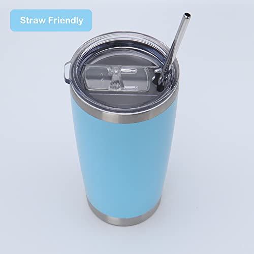 Docik Splash Proof Lids Covers for 20 Oz Yeti Rambler Ozark Trail Tumbler and More Travel Cup, Also Fit for Yeti 10 Oz Lowball, 2 Pack