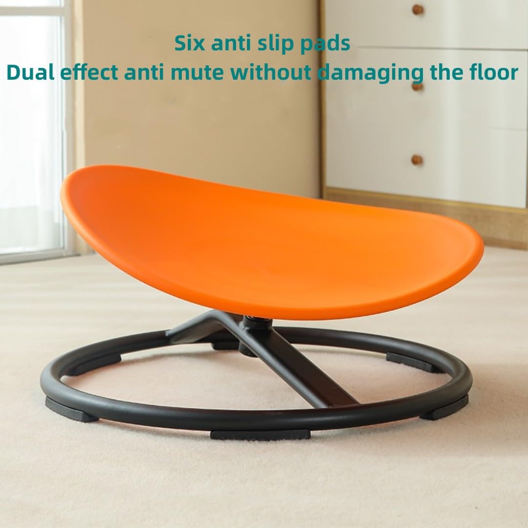 Body Vestibular Balance Training Rotary Table, Household Circular Rotary Chair,Comfortable and Durable Spinning Chair for Autism, Ideal for Sensory Integration Therapy (Green)