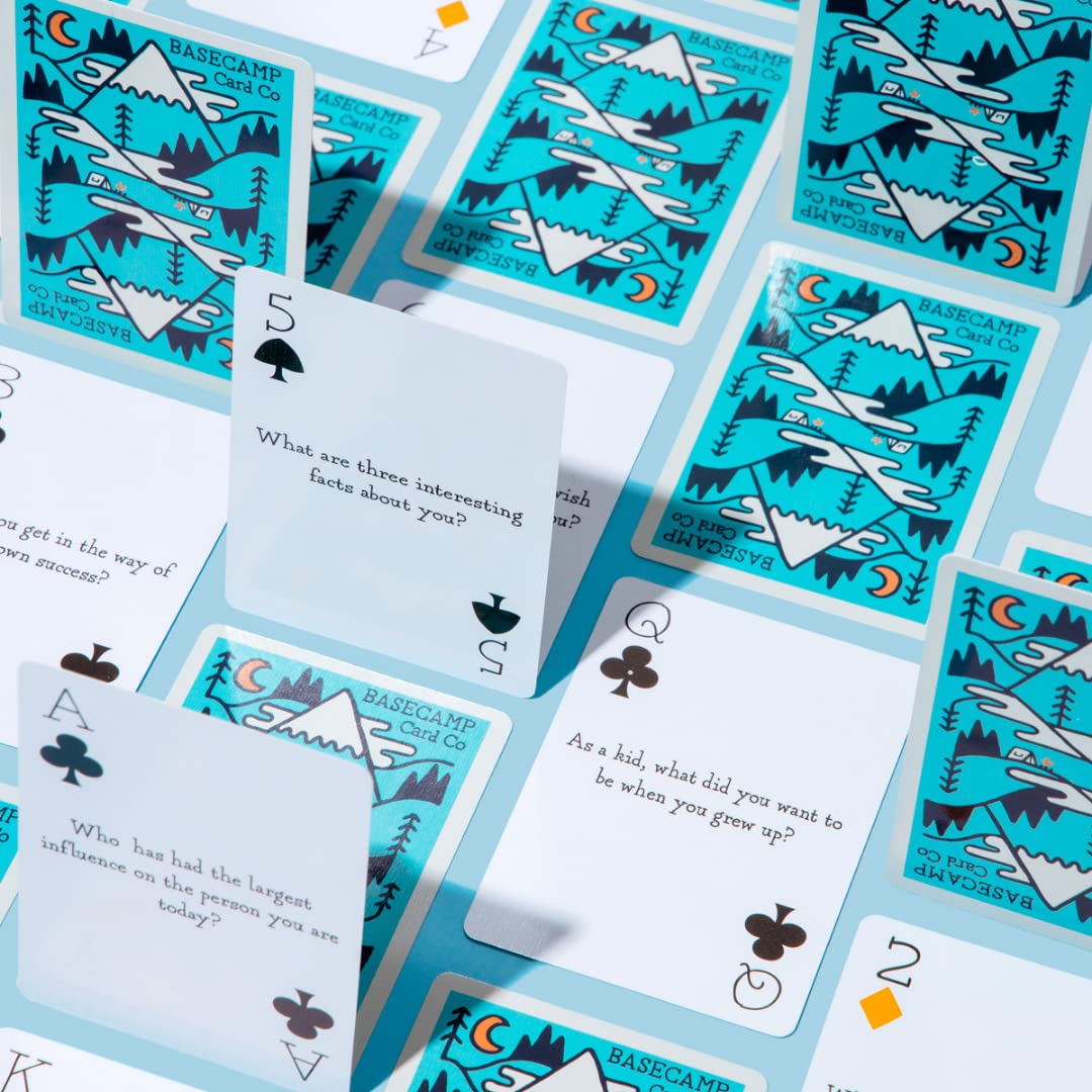Basecamp Cards: Second Edition Conversation Starters - 52+2 Unique Questions for Family Fun Activity