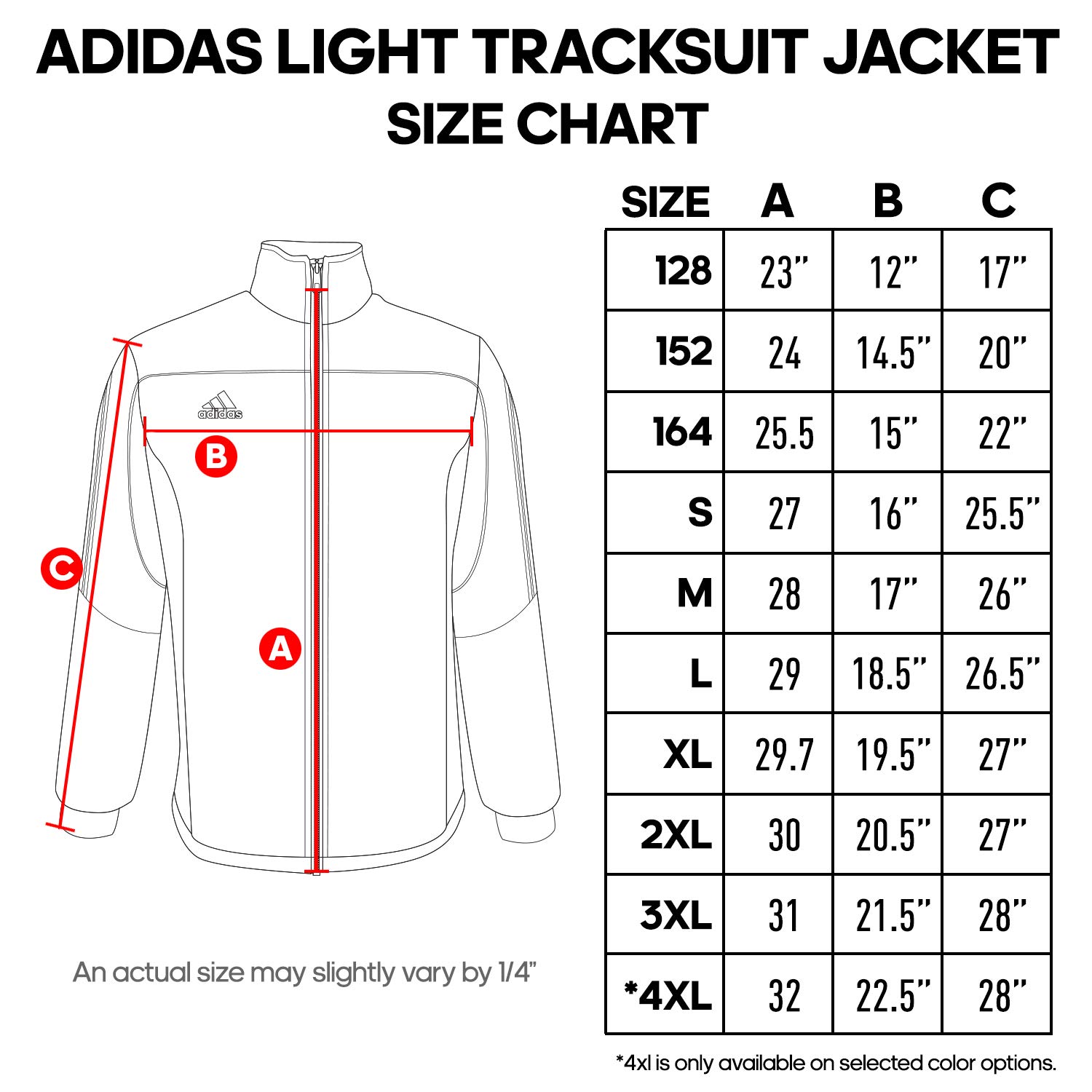 adidas Combat Sports 3-Stripes 100% Polyester Long Sleeve Light Track Jacket - Black Red White L