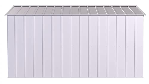 Arrow Classic Steel Storage Shed, 10x14, Flute Grey