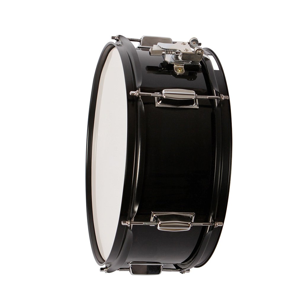 Trlec gt4-ly 14 x 5.5 inches Professional Marching Snare Drum & Drum Stick & Strap & Wrench Kit Black