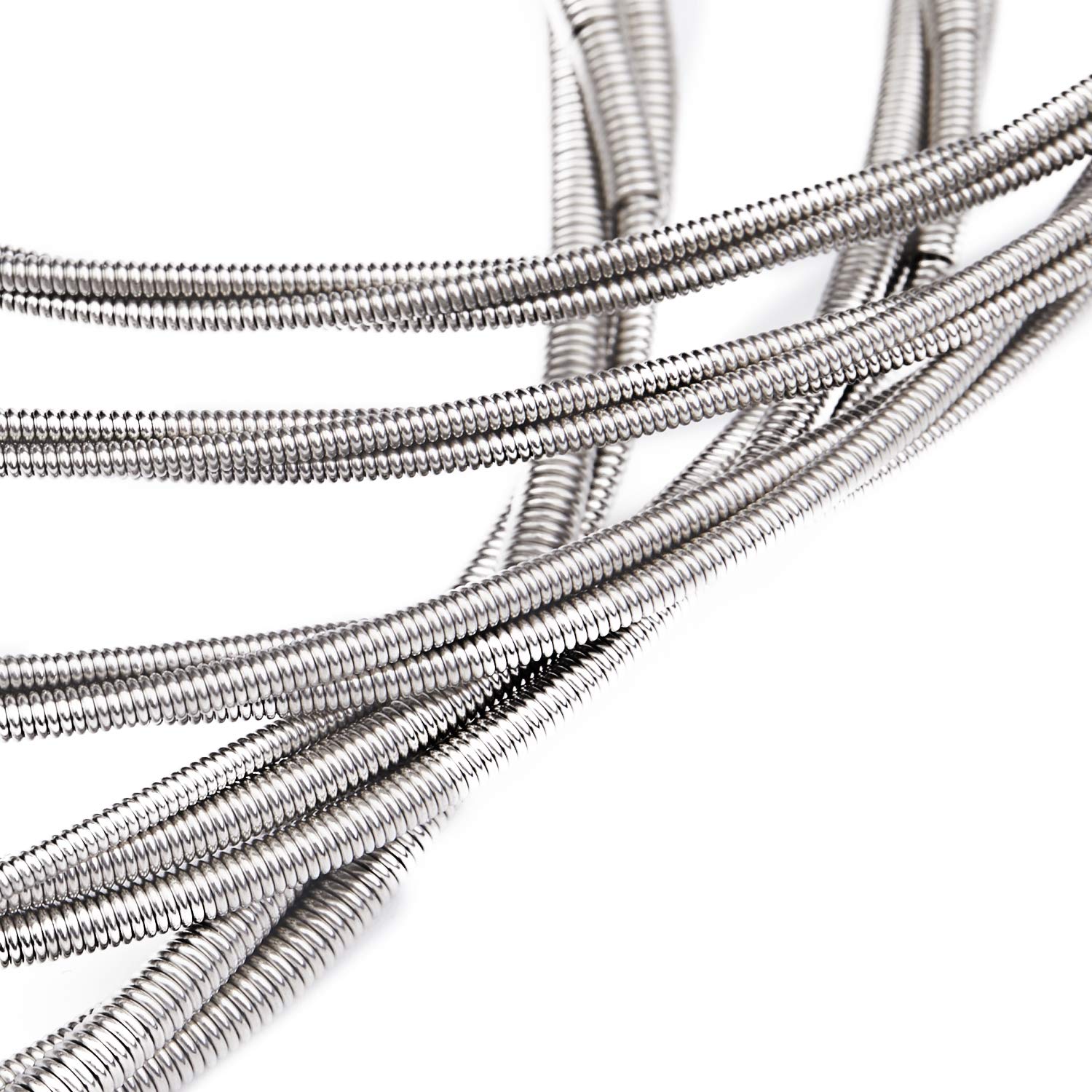 Bass Guitar Strings, Alice Bass String 5 Strings Medium Gauge 45-130 Nickel Alloy Winding String with Nickel-Plated Ball-End for 5 Strings Electric Bass
