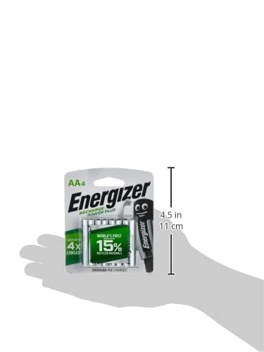 Energizer Rechargeable NiMH Battery AA 1.2 V Power+ 2000 mAh 4-Blister [EN-PWRPL2000B4]