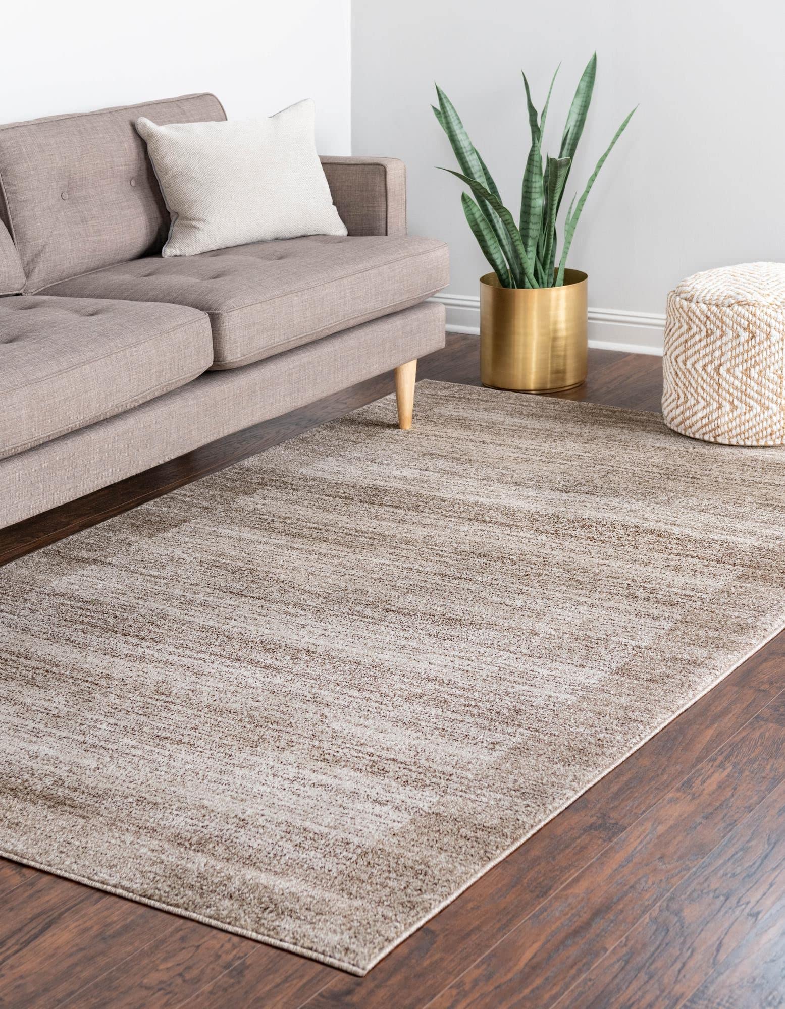 Rugs.com Angelica Collection Rug β 7' x 10' Beige Medium Rug Perfect for Bedrooms, Dining Rooms, Living Rooms
