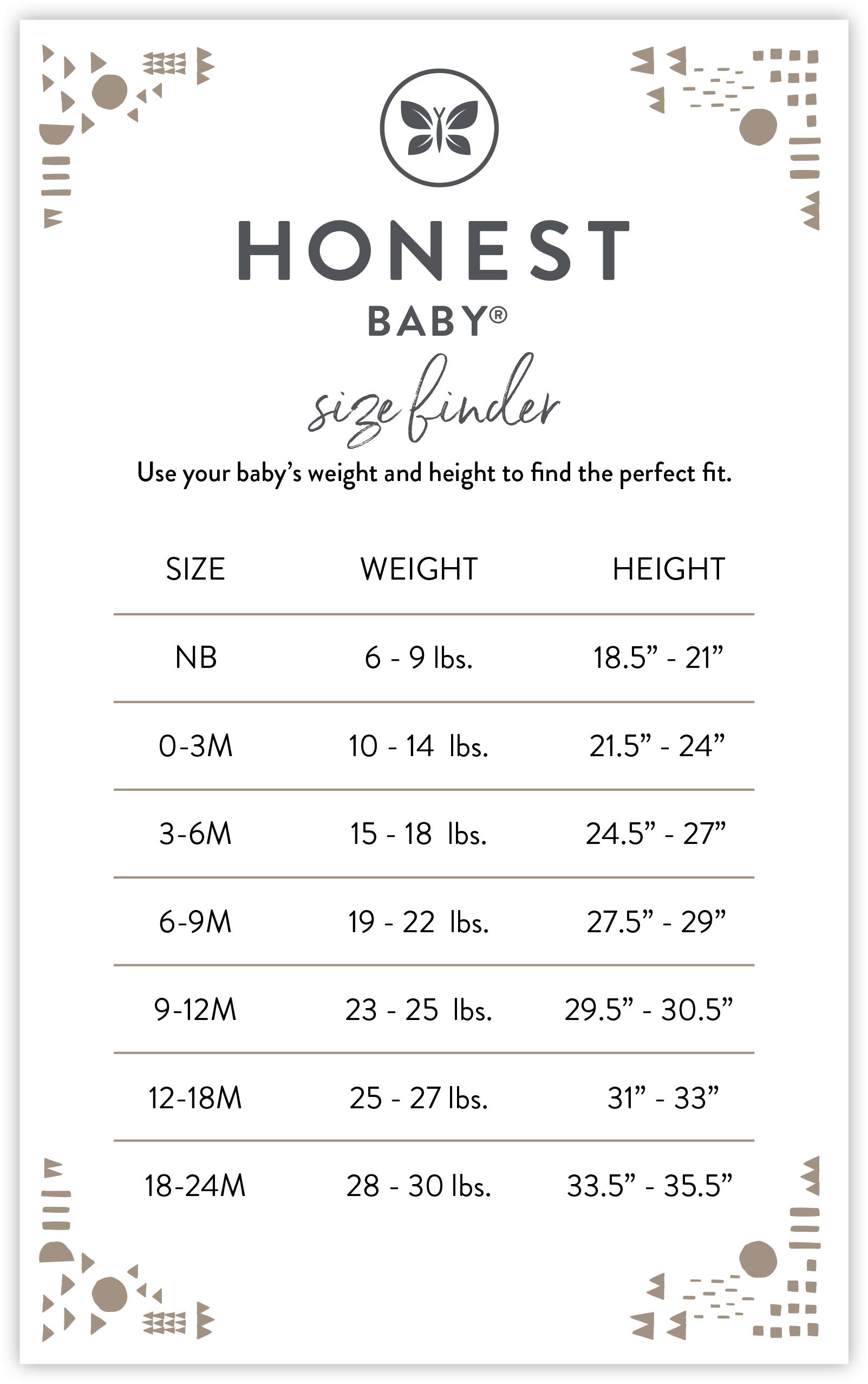 HonestBaby Cami Bodysuits One-piece 100% Organic Cotton for Baby Girls, Bright White, 18 Months