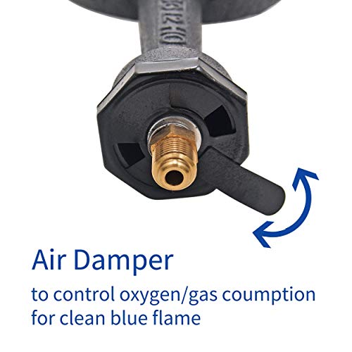 ARC Propane Burners For Outdoor, Wok Burner Single Propane Burner With Adjustable Legs, 65,000BTU Cast Iron Portable Propane Stove Great For Camping And Turkey Frying, Crawfish Cooking